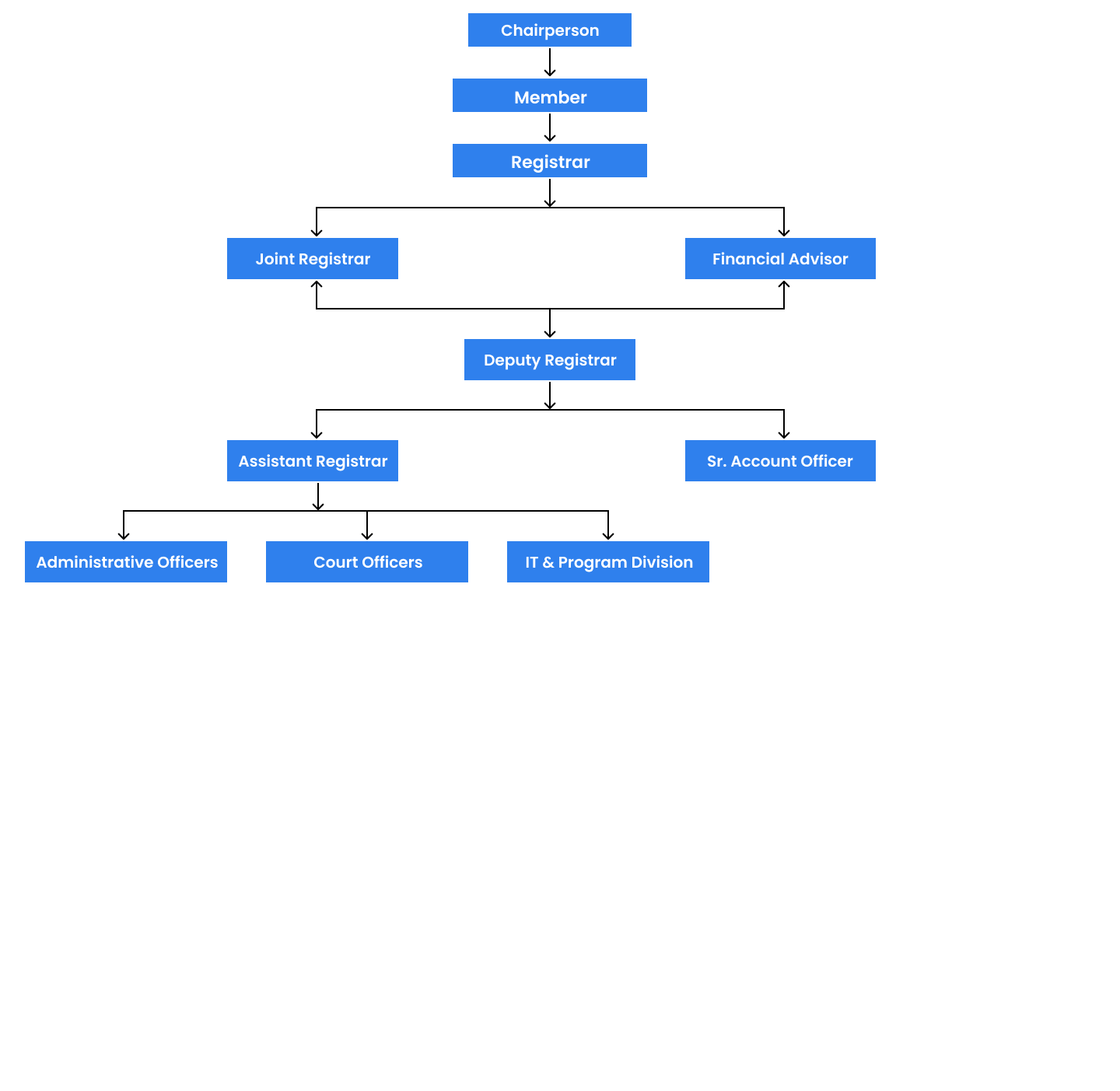 Organization chart | National Company Law Appellate Tribunal (NCLAT)
